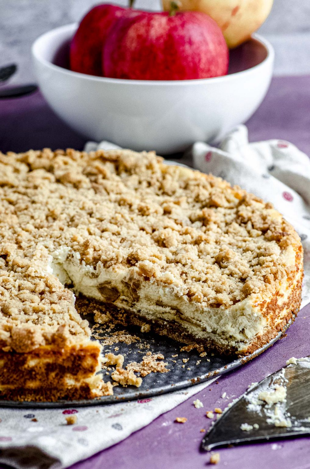 Apple Pie Cheesecake - May I Have That Recipe?