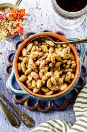 Fresh Cranberry Beans with Olive Oil & Garlic - May I Have That Recipe?