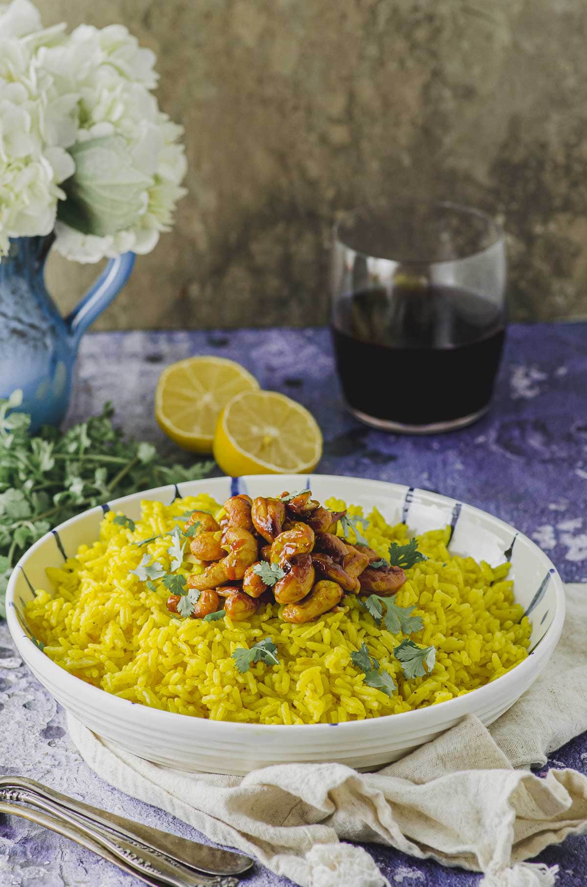 Turmeric Rice with Spiced Cashews May I Have That Recipe?