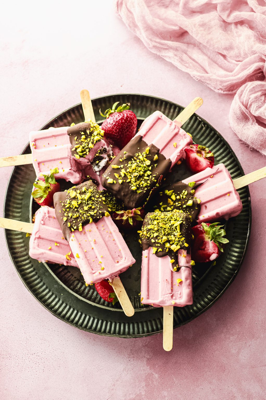Strawberry Cheesecake Popsicles - May I Have That Recipe?