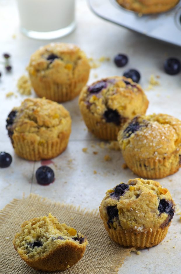 Blueberry Corn Muffins - May I Have That Recipe?