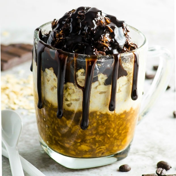 Coconut Mocha Breakfast Oats - May I Have That Recipe?