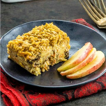 High Protein Apple Noodle Kugel - May I Have That Recipe?