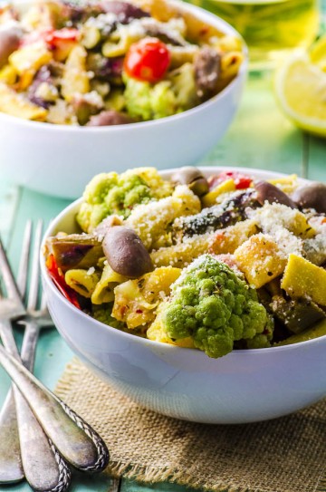 High Protein Spring Vegetable Pasta - May I Have That Recipe?