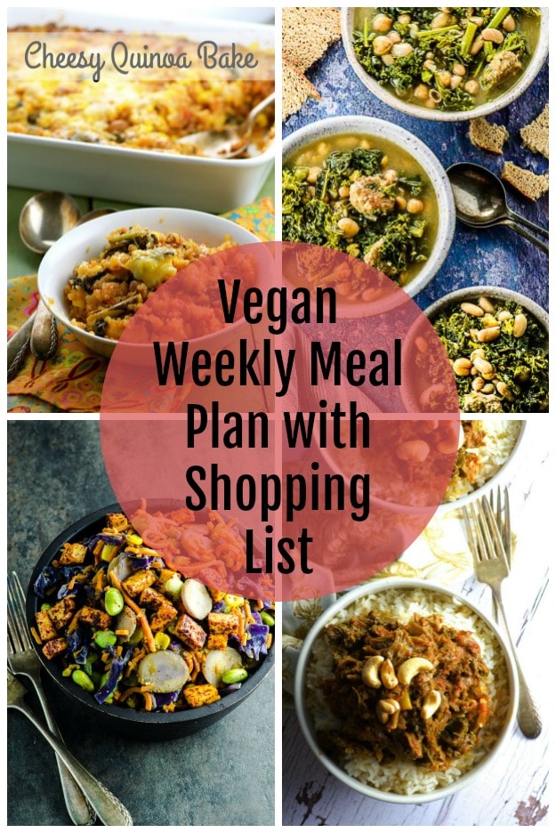 Weekly Dinner Vegan Meal Plan With Shopping List 8 May I Have That