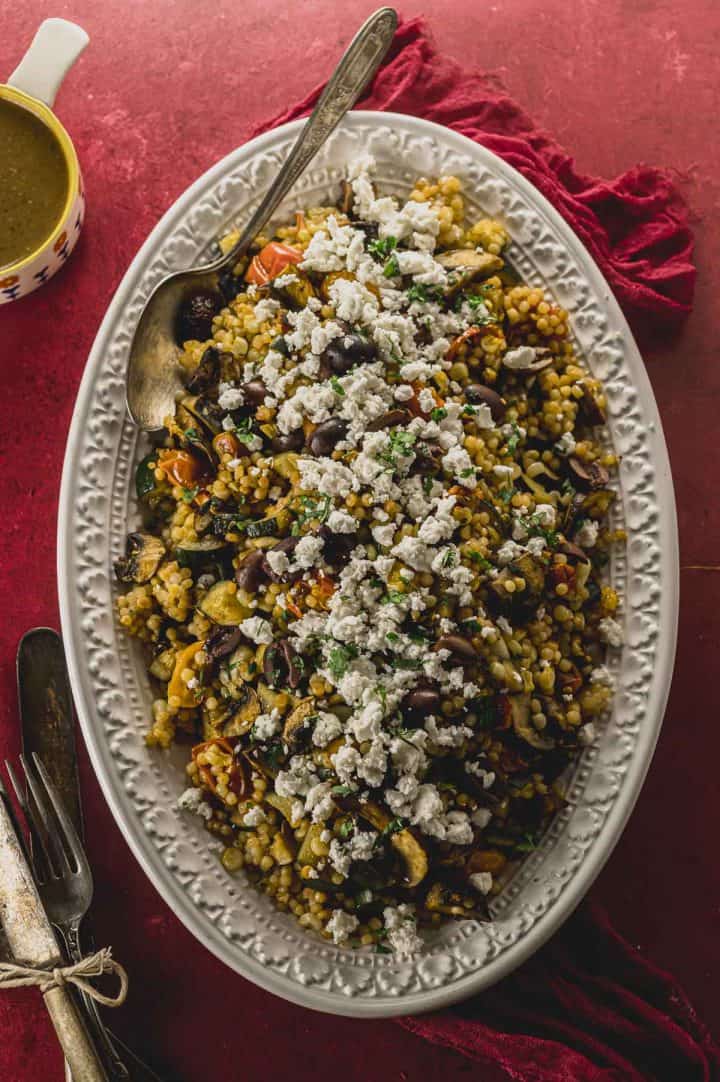 Israeli Couscous with Roasted Vegetables - May I Have That Recipe?