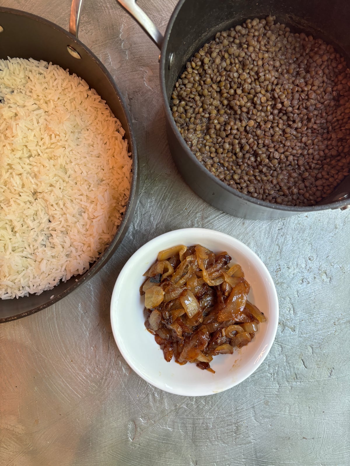 Mujadara - Rice and Lentils with Caramelized Onions - May I Have That ...