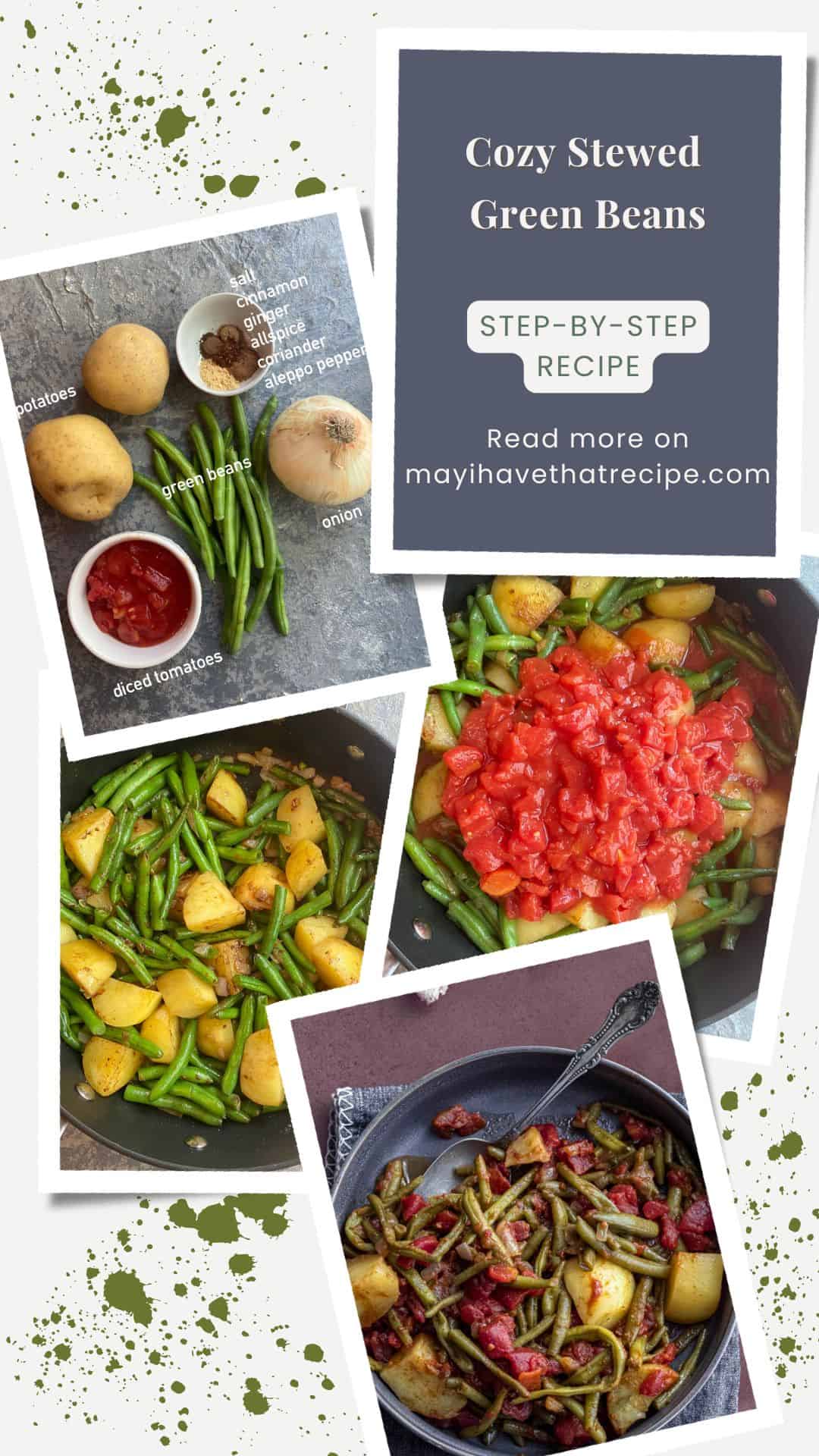 Stewed Green Beans with Potatoes and Tomatoes - May I Have That Recipe?