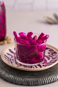 Pickled Turnips - Middle Eastern Pink Pickles - May I Have That Recipe?
