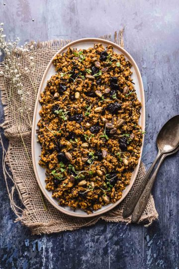 Wild Rice With Quinoa Pistachios and Dried Cherries - May I Have That ...